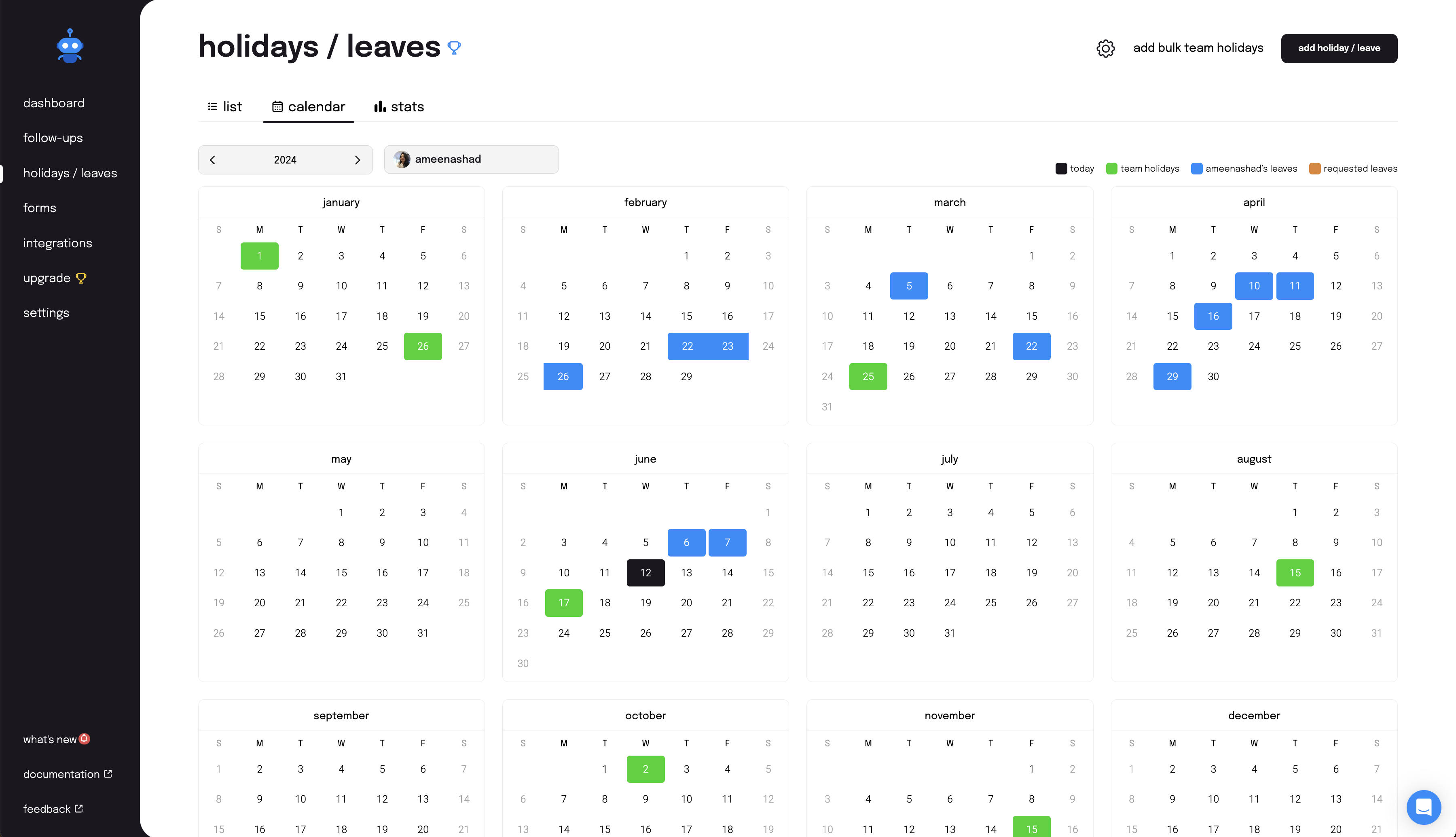 How to use vacation tracker in Slack